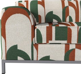 Potah na pohovku IKEA  Kramfors 3-místná barva zelená látka pletený vzor, vzorované