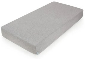 CEBA Prostěradlo Žerzej napínací s gumou 120 x 60 Light Grey Melange