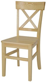 Drewmax KT122 dřevěná židle masiv borovice - dub