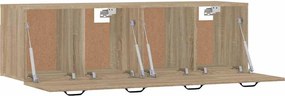 Nástěnné skříňky 2 ks dub sonoma 80x35x36,5 cm kompozitní dřevo 3115654