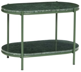Hübsch Mramorový konferenční stolek, kov/mramor, zelený - 021408