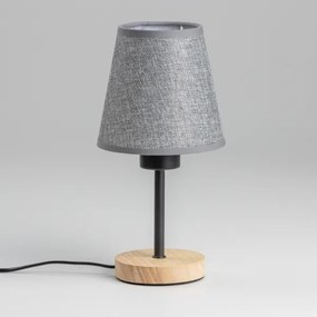 Brilagi - Stolní lampa NUBILA WOOD 1xE27/25W/230V dub/šedá