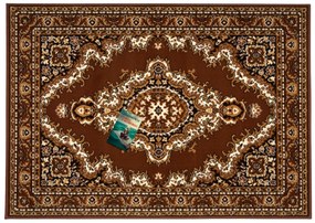 Alfa Carpets  Kusový koberec TEHERAN T-102 brown - 190x280 cm