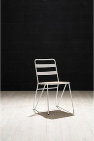 Bílá/v přírodní barvě jídelní židle z jilmového dřeva District – Premier Housewares