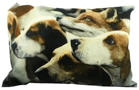 Bavlněný polštář Foxhoundi s liškou  - 50*10*35cm