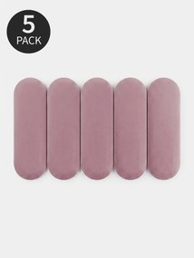 Sinsay - Čalouněné stěnové panely 5 pack - pastelová růžová