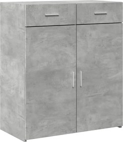 Příborník betonově šedý 80 x 42,5 x 93 cm kompozitní dřevo 3281472