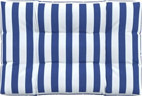 vidaXL Poduška na palety 120 x 80 x 12 cm textil [360521] Barva: Modrá