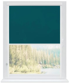 Dekodum Termoizolační roleta v bílé kazetě, barva látky Marine Silver Šířka (cm): 42, Výška (cm): Balkonová (do 200 cm), Strana mechanismu: Levá