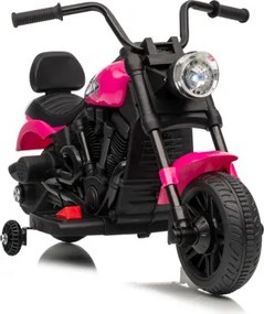 Elektrická motorka STAR růžová