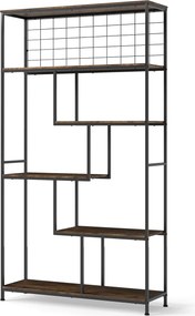 Costway 6 Tier Tall Bookshell Volně stojící stojan na rostliny s kovovou