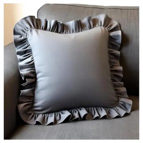 Povlak na polštář s příměsí bavlny 40x40 cm Ruffled – Mila Home