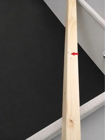 Béžová čalouněná dvoulůžková postel s úložným prostorem s roštem 160x200 cm Thessa Bold Line - II. jakost – Bonami Selection