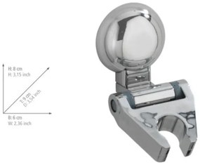 WENKO 20619100-Držák sprchy FIORINA 6x9 cm lesk. chrom