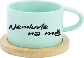 NEMLUVTE NA MĚ - mint hrníček makronka 200 ml