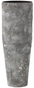 OnaDnes -20% Šedá kovová váza J-line Unives 71 cm