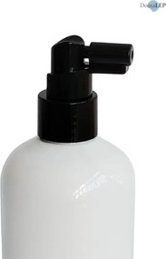 Dávkovač na mýdlo 300 ml bílý s černým sprejem BELA