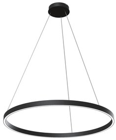Maytoni MOD058PL-L42B3K - LED Lustr na lanku RIM LED/51W/230V pr. 80 cm černá