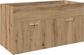 3dílná koupelnová sestava dub artisan kompozitní dřevo 3328912