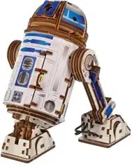 Ugears 3D dřevěná mechanická skládačka Star Wars R2-D2