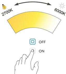 Nimco LED zrcadlo 1000x700 s dotykovým senzorem ZP 17004V
