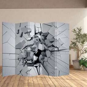 Paraván - 3D Abstrakce (210x170 cm)