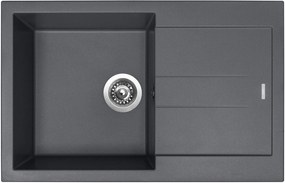Granitový dřez Sinks AMANDA 780 Titanium