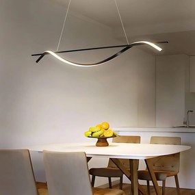 Toolight Toolight, LED závěsná lampa 120cm, 27W, 3000K, LHJ019-CP, černá, OSW-50004