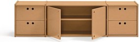 TV stolek v přírodní barvě 157x42x40 cm Wally – Teulat
