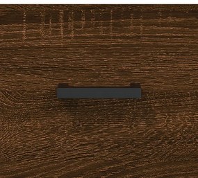 Skříň highboard hnědý dub 69,5 x 34 x 180 cm kompozitní dřevo,  3195850