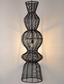 Matně černé provazové závěsné svítidlo ø 38 cm Breena – Nova Luce