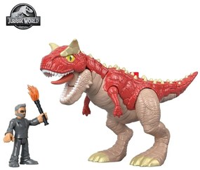 Fisher price imaginext carnotaurus a dr. malcolm, mattel gbn16