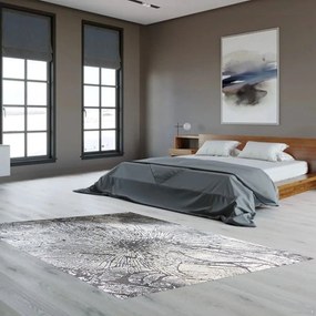 Berfin Dywany, Kusový koberec Marvel 7604 Grey, 140x190, šedá, ložnice