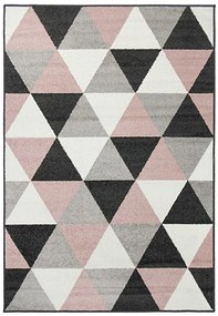 Oriental Weavers, Kusový koberec Lotto 523 HR5 X, 67x120, růžová, chodba / předsíň
