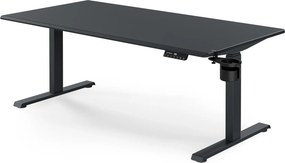 Elektrický stůl s regulací výšky ergonomický antracitový,1600x800 mm: ARIA