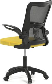 Dětská otočná židle žlutá KA-K2006 YEL