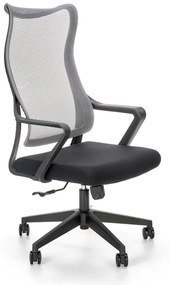 Kancelářská židle Loreto, černá / šedá