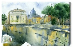 Obraz Řím Jako Malovaný Nedostatek Nedostatek Plátno Canvas 30x20