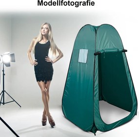 Costway Skládací sprchový a převlékací stan – 120 × 120 × 190 cm, maskovat
