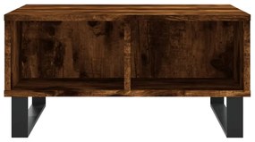 Konferenční stolek kouřový dub 60 x 60 x 30 cm kompozitní dřevo - Default Title