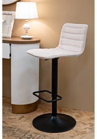 Designová barová otočná židle Camaxtli bílá