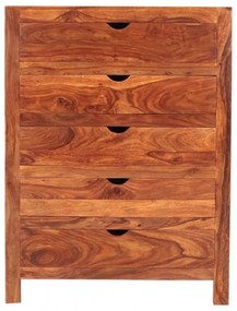 Indický nábytek - Komoda 90x120x45 Amba z indického masivu palisandr Super natural