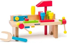 Woody Pracovní ponk jednoduchý - nový design / od 3 let