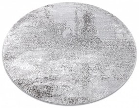 Kusový koberec Lexi šedý kruh 100cm
