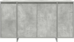 Servírovací skříň Betonově šedá 135 x 41 x 75 cm 3333889