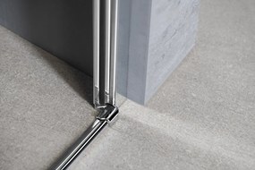 Aqualine Aqualine, PILOT otočné sprchové dveře 900mm, sklo BRICK, PT090W
