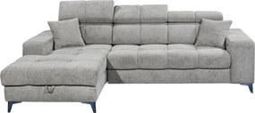 XXXLutz ROHOVÁ SEDAČKA, textil, světle šedá MID.YOU - Sedací soupravy - 002220047409