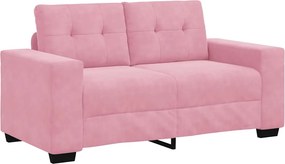 Set pohovek 3 ks Růžová samet 3324642