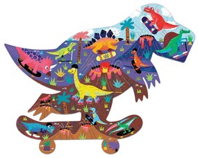 Mudpuppy Puzzle Jurský skatepark 75 dílů