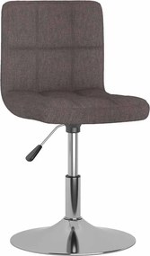 Otočné jídelní židle 2 ks taupe textil 334218